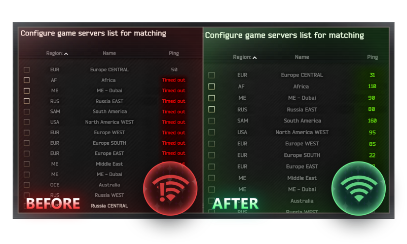 Reduce Lag and Packet Loss in Escape from Tarkov - GearUP Booster